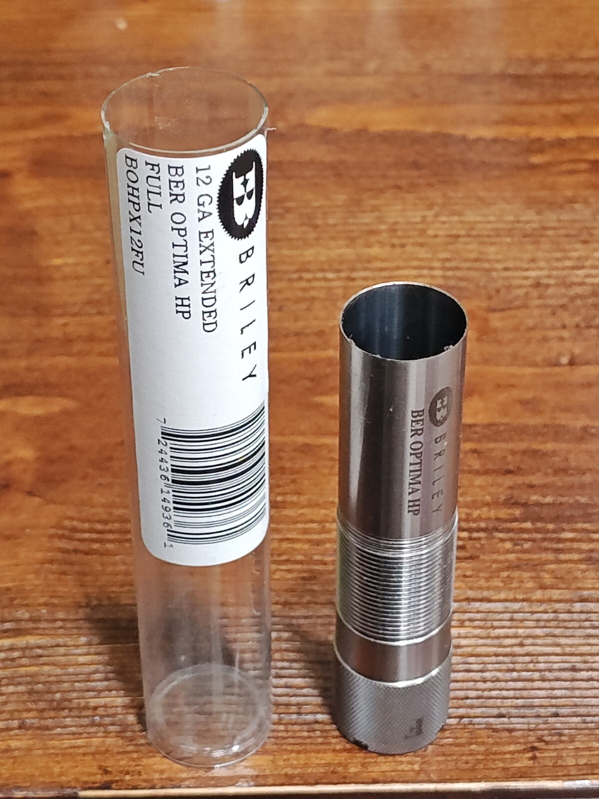 NEW BRILEY STAINLESS BERETTA OPTIMA HP 12 GAUGE EXTENDED FULL CHOKE ...