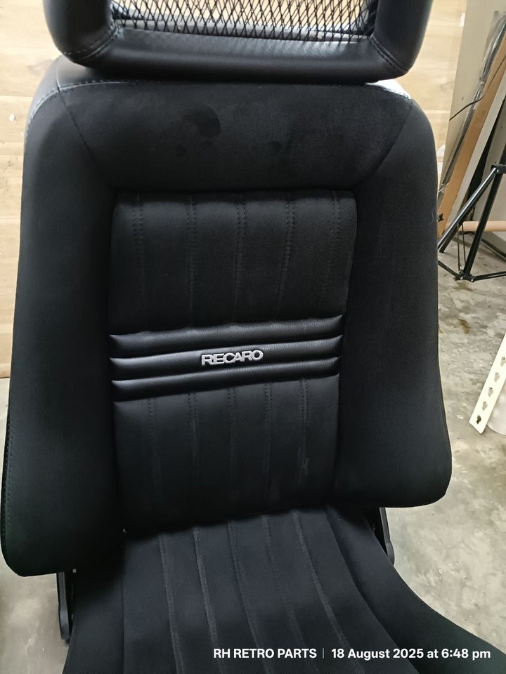 RECARO LX B Pair JDM Authentic Recaro Reupholstered Synthetic Leather ...