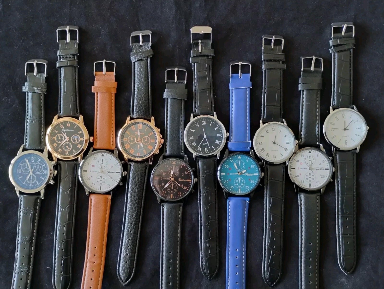 Set of 10 NEW Men's Watches CLOSEOUT OVERSTOCK CLEARANCE DEAL lot 10 ...