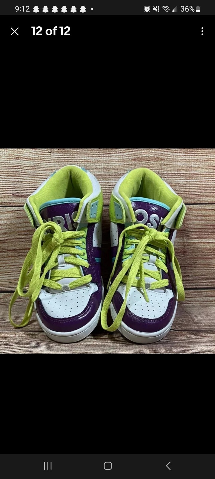 Rare Osiris *South Bronx Girls* Womens Skate Shoes Re… - Gem