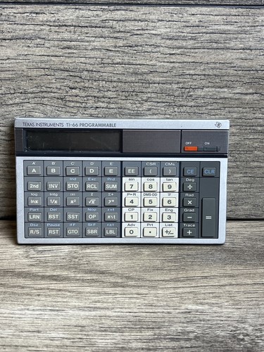 TI-66 Programmable Electronic Calculator ⚠️NEEDS BATTERIES⚠️NO CASE⚠️ ...