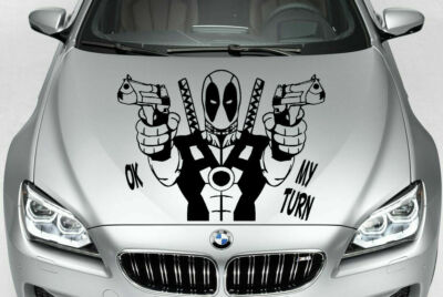 DEADPOOL MARVEL COMICS SUPERHERO VINYL DECAL CAR TRUCK GUN TRIBAL | eBay