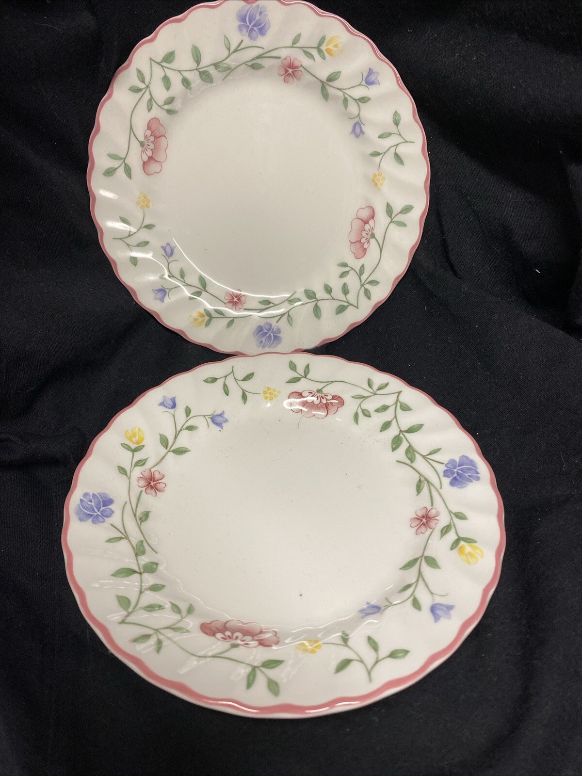 Johnson Brothers Summer Chintz 6-1/4" Bread Plate Lot Of 2 Different ...