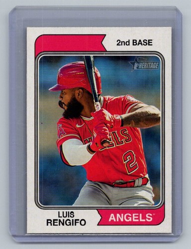 2023 Topps Heritage (No Team Loc, Variation) Luis Rengifo Los Angeles ...