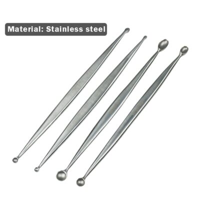 1 pcs Stainless Orthopedic Bone Curette Double End Oval and Round ...