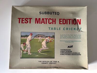 Subbuteo Cricket Test Match Edition Select Your Game Spare Parts ...