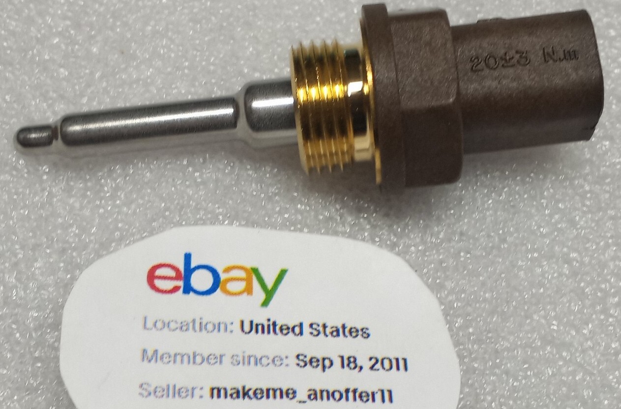 CATERPILLAR CAT 2 PIN PASSIVE STAINLESS STEEL TEMP SENSOR 256-6454 ...