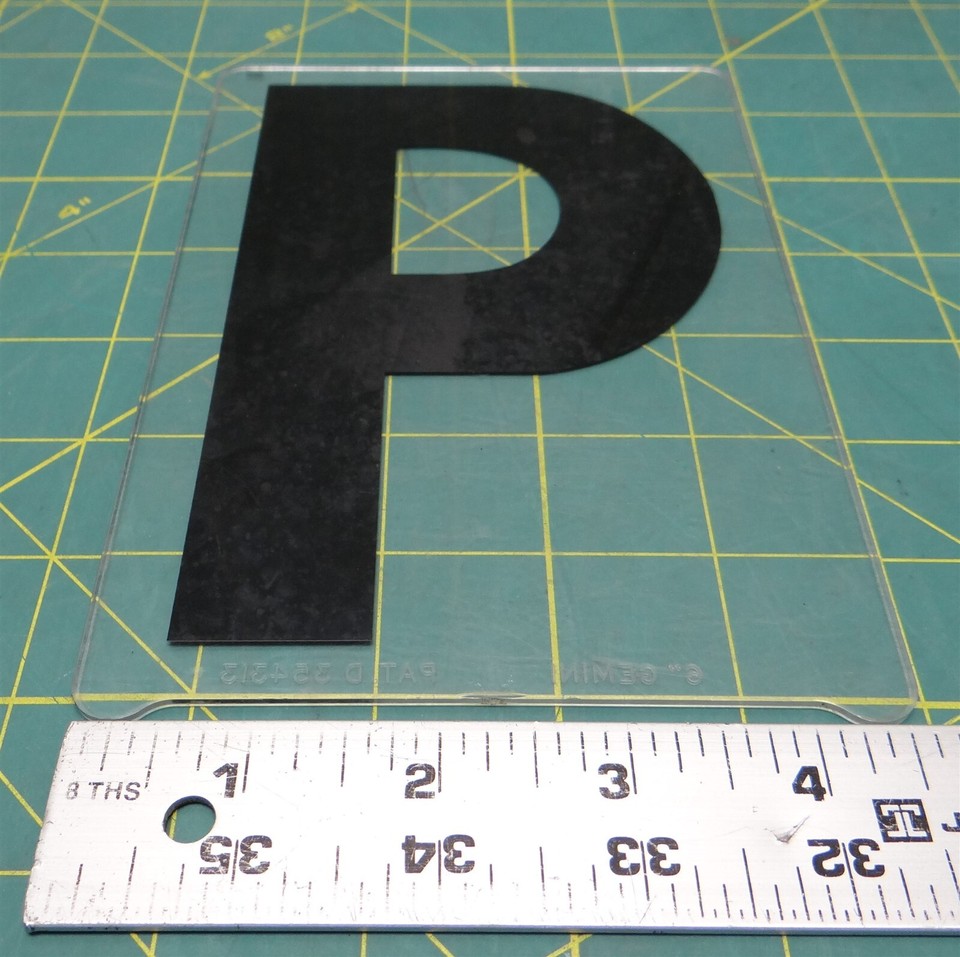 (P) 7" x 4-1/2" Acrylic Wagner Zip-Change Marquee Sign Changeable ...