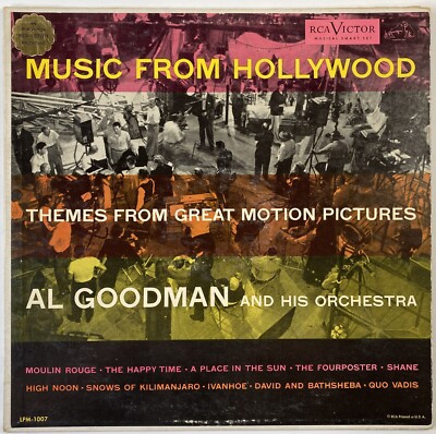 Al Goodman and his Orchestra Music from Hollywood Themes Vinyl LP 1953 ...