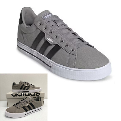 Adidas Daily 3.0 Mens Size 10 Shoes Gray Black Skater Low Top Casual ...