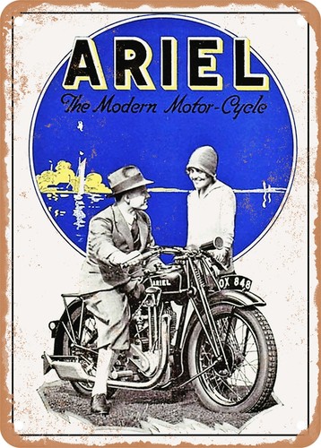 METAL SIGN - 1928 Ariel the Modern Motorcycle Vintage Ad | eBay