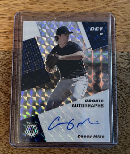 Casey Mize 2021 Panini Mosaic RC Rookie AUTO Mosaic Prizm RL122ML | eBay