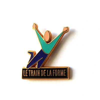 Pin's le train de la forme signé Decat | eBay