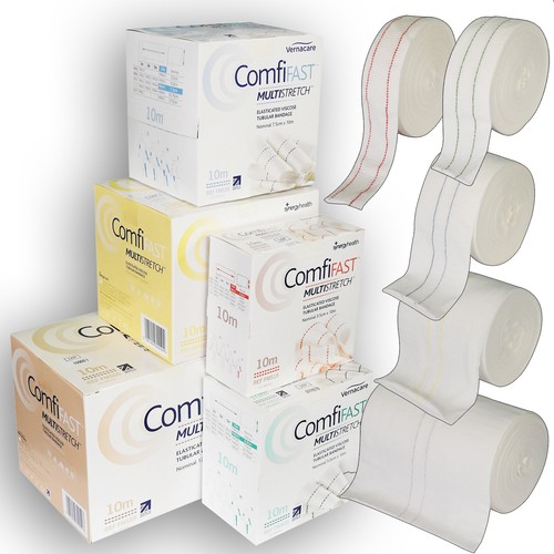 Comfifast Multi-Stretch Elasticated Viscose Tubular Bandage, 5 Sizes ...