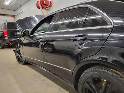 10-13 MERCEDES E350 SEDAN DRIVER LEFT REAR SIDE DOOR ASSY BLACK PAINT ...
