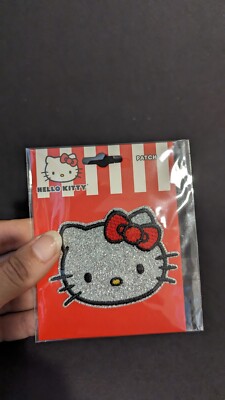 Glitter Hello Kitty Patch Iron On | eBay