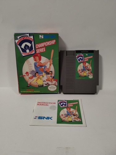 NES Little League Baseball Championship Series Complete in Box CIB | eBay