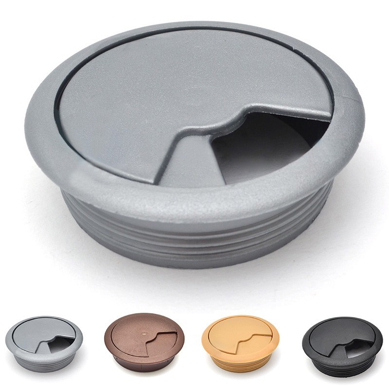 Useful Practical Desk Grommet 60mm/80mm Port Cord Outlet Computer Table ...