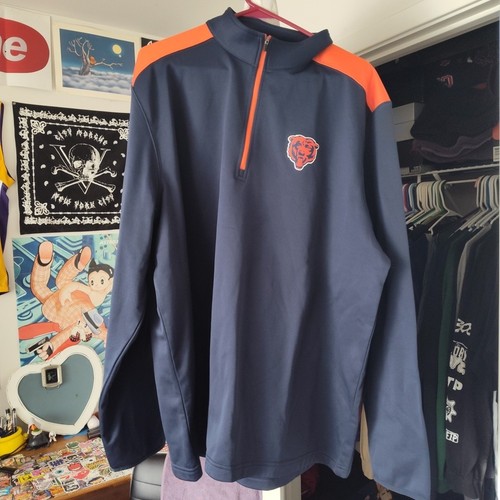 Chicago Bears 1/4 Quarter Zip NFL Apparel 2XL | eBay