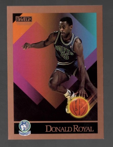 1990-91 SkyBox Donald Royal Minnesota Timberwolves #174 Near Mint or ...