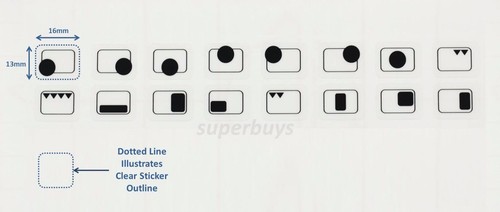 4 5 6 7 Hob Adhesive Oven Stove Dial Knob Plate Grill Switch Sticker ...