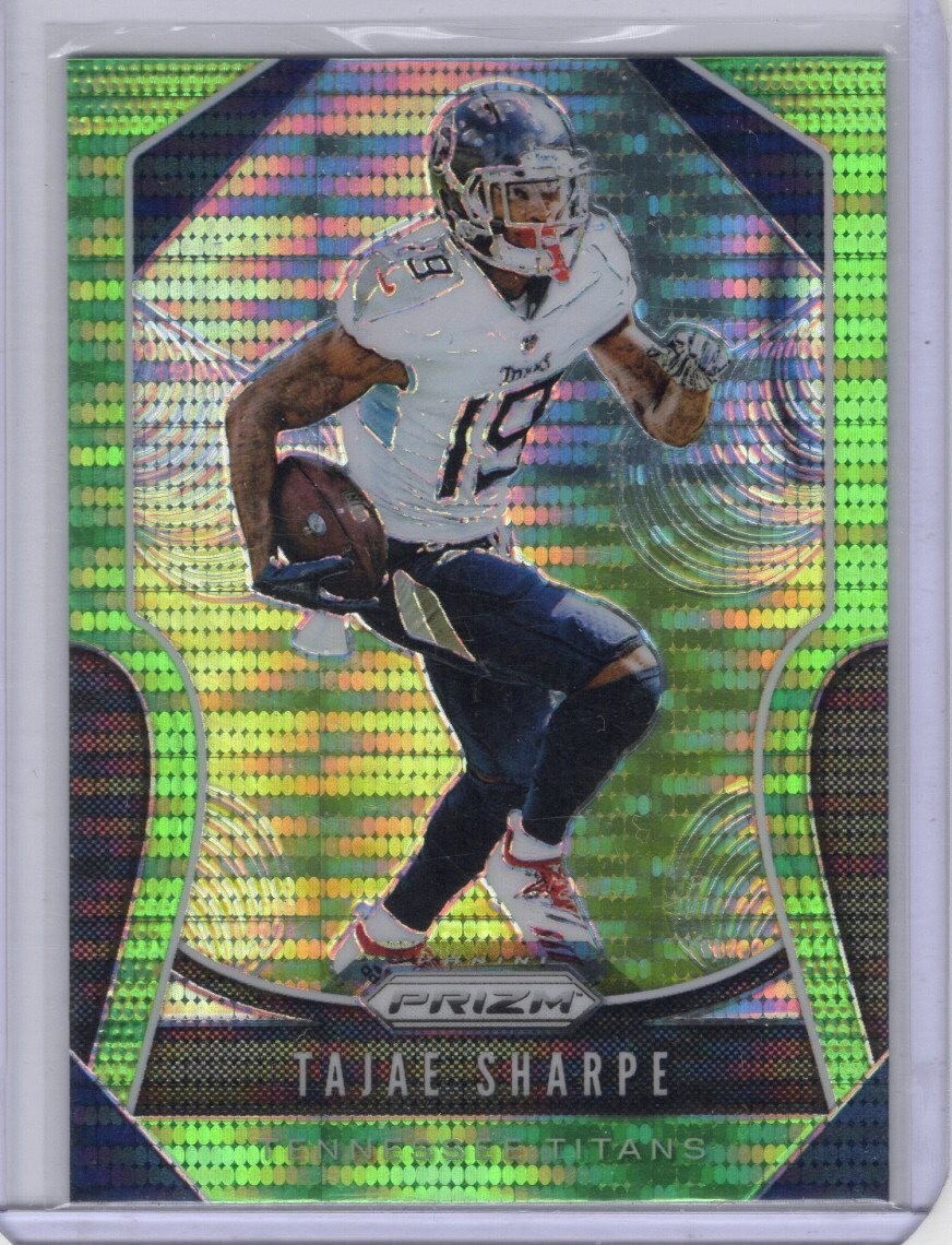 2019 Panini Prizm Green Pulsar #159 Tajae Sharpe Tennessee Titans | eBay