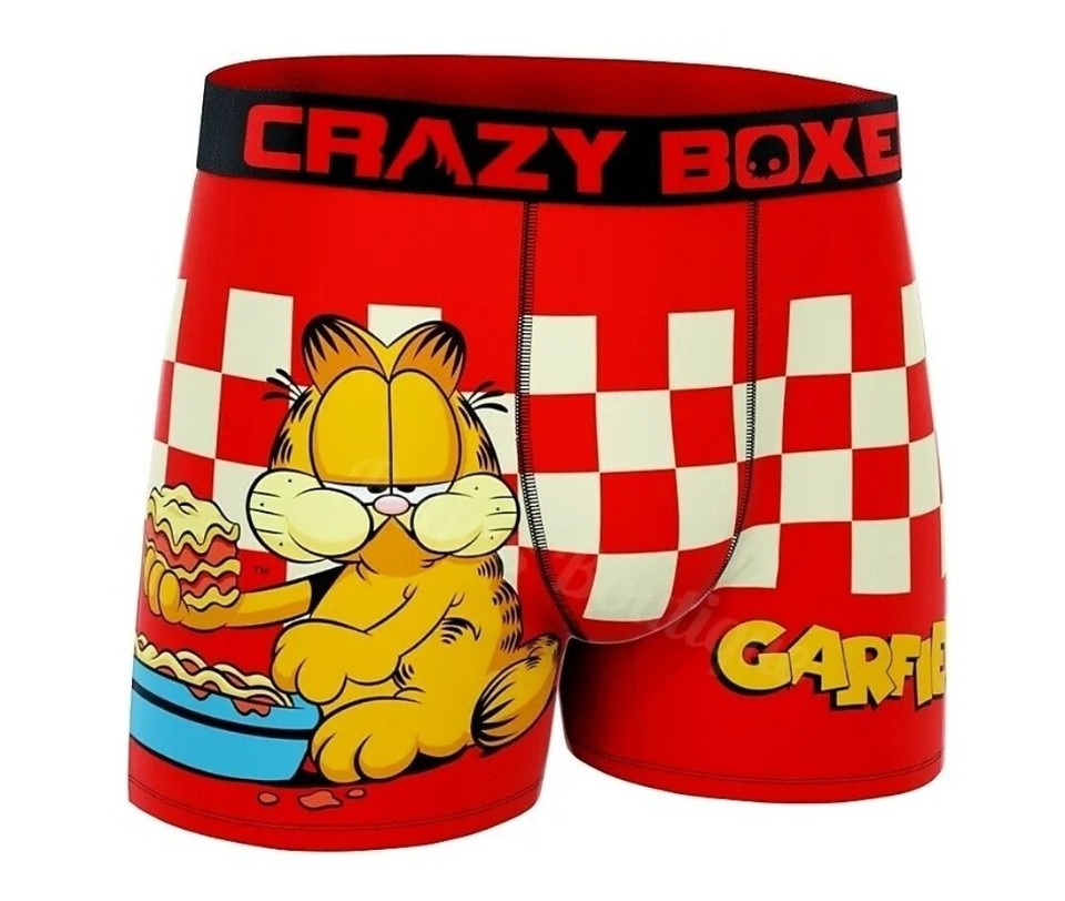 CRAZY BOXER NICKELODEON GARFIELD LASAGNA BOXER BRIEF MEN'S GIFT BOX ...