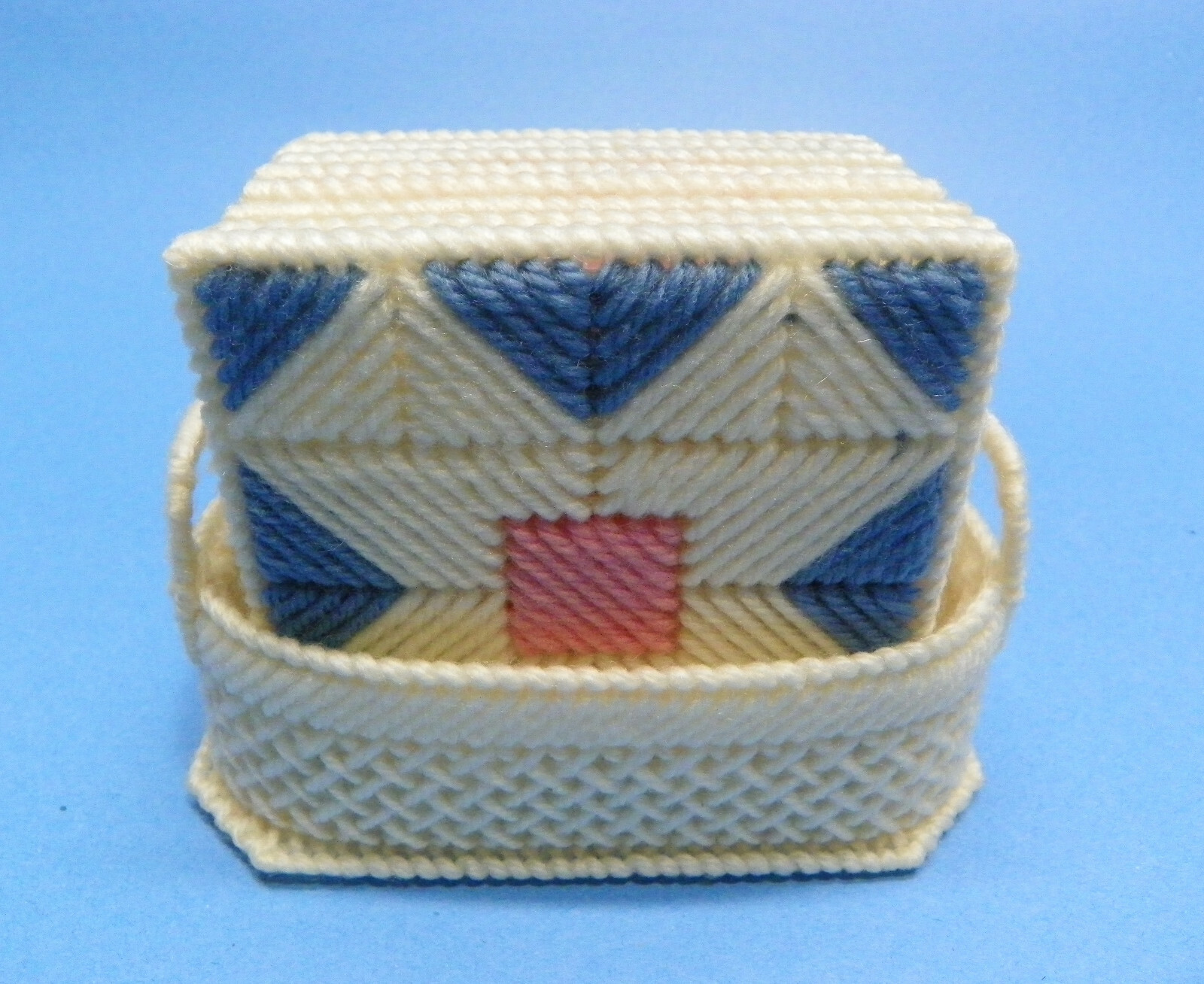 Handmade Plastic Canvas Coaster Sets Of 8 Completed Coasters With ...