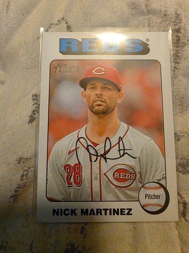 2024 Topps Heritage White Border #560 Nick Martinez Cincinnati Reds | eBay