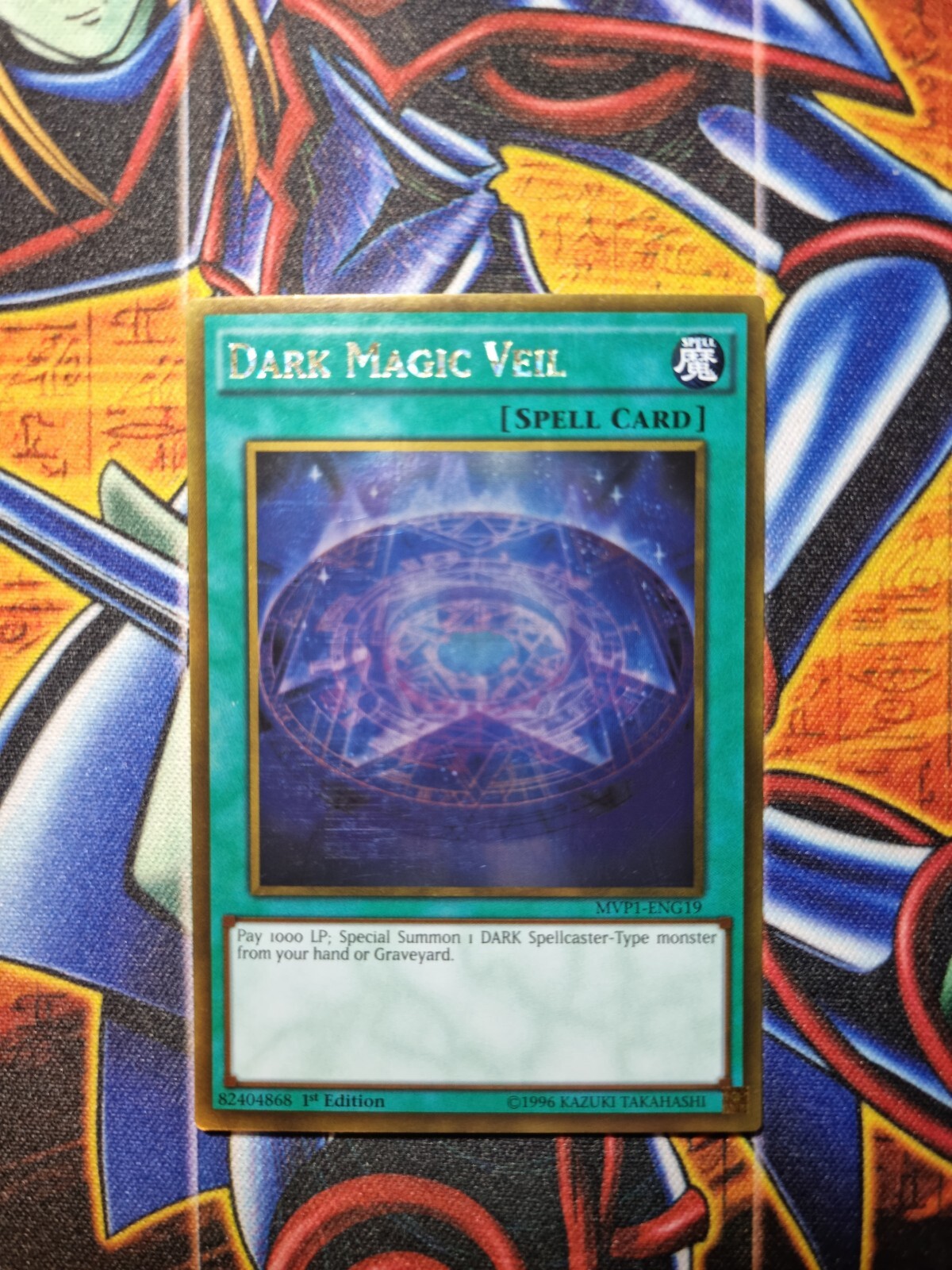 MVP1-ENG19 Dark Magic Veil Gold Rare 1st Edition YuGiOh Card | eBay