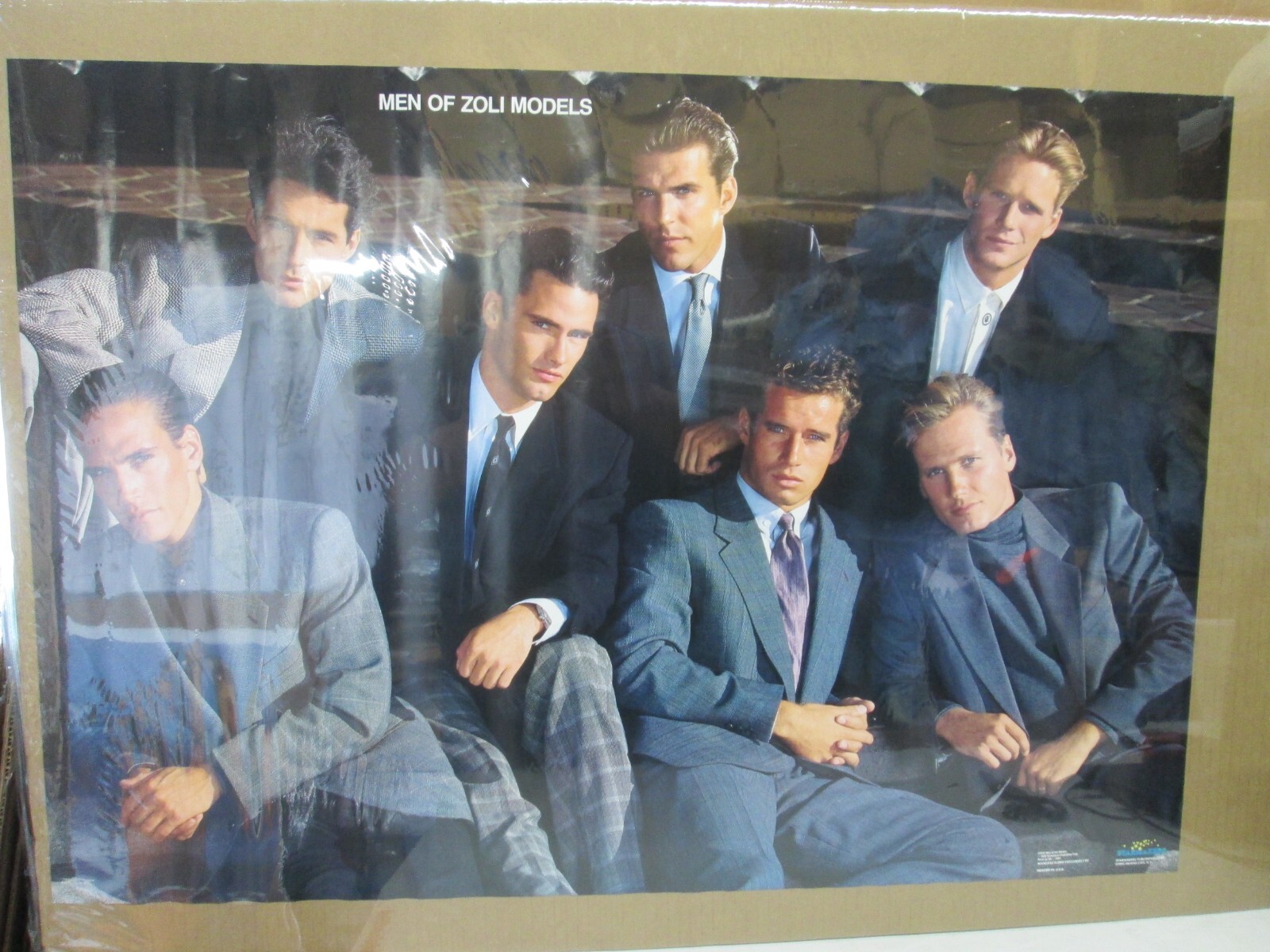 Men of Zoli models Hot Guys ORIGINAL Vintage Poster 1989 16859 | eBay