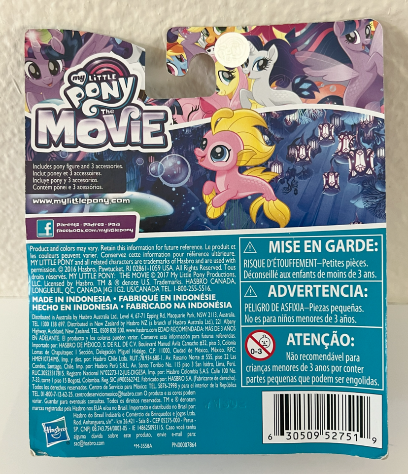 My Little Pony The Movie Jelly Bee Sea Pony Friendship Magic Hasbro NIB ...