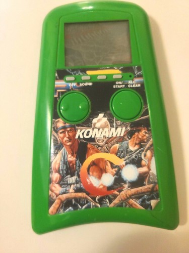 Konami CONTRA Handheld Video Game Arcade NES Portable Tested Vintage ...