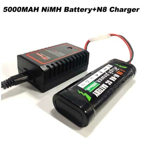 Rc Car 7.2V 5000Mah Nimh Tamiya Plug Battery N8 Charger Ni-MH ...