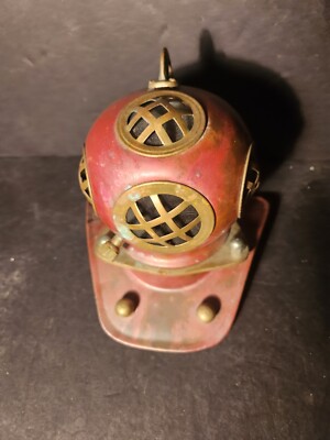 Miniature Diving Helmet Brass Copper Display Mini Diver SUBMARINER | eBay