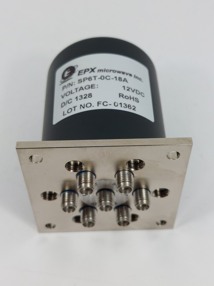 EPX Microwave SP6T-0C-18A Coaxial Switch | eBay