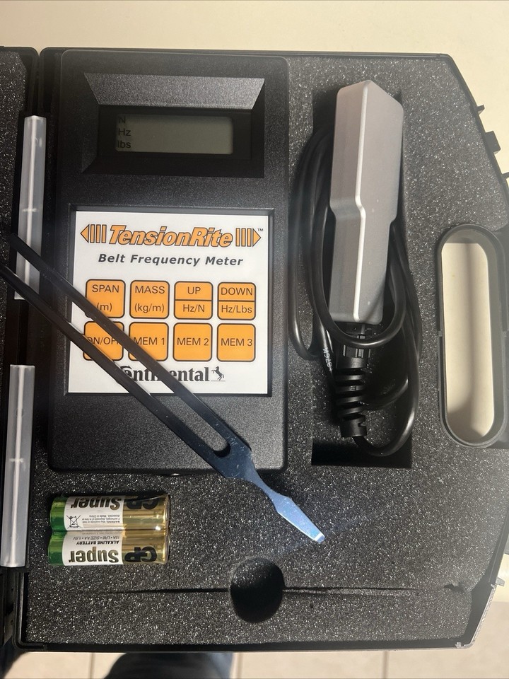 CONTINENTAL FREQUENCY METER TensionRite Belt Frequency Meter 3PEA8 | eBay