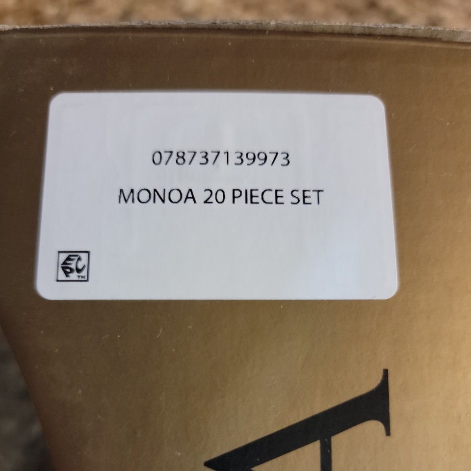 Oneida Monoa 20-Piece Stainless Steel Flatware Set (Service for 4) | eBay