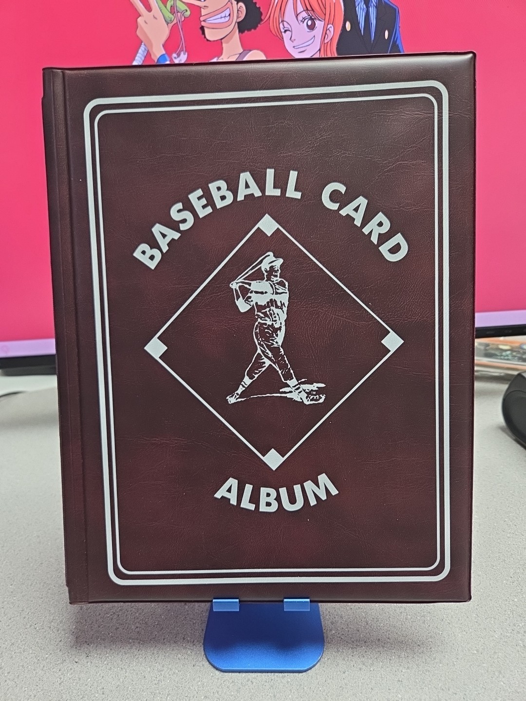 Baseball Card Album - 10 Permanent 9 Pocket Pages - Holds 90 Cards ...