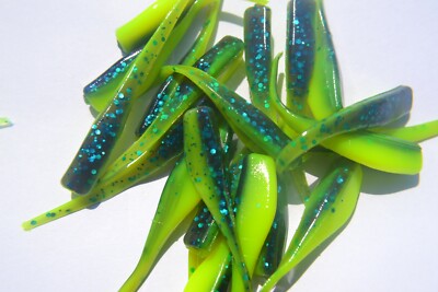 STINGER BABY SHAD 2" 25 PER PACK GRUBS LURES BAIT BASS JIGS JUNE BUG ...