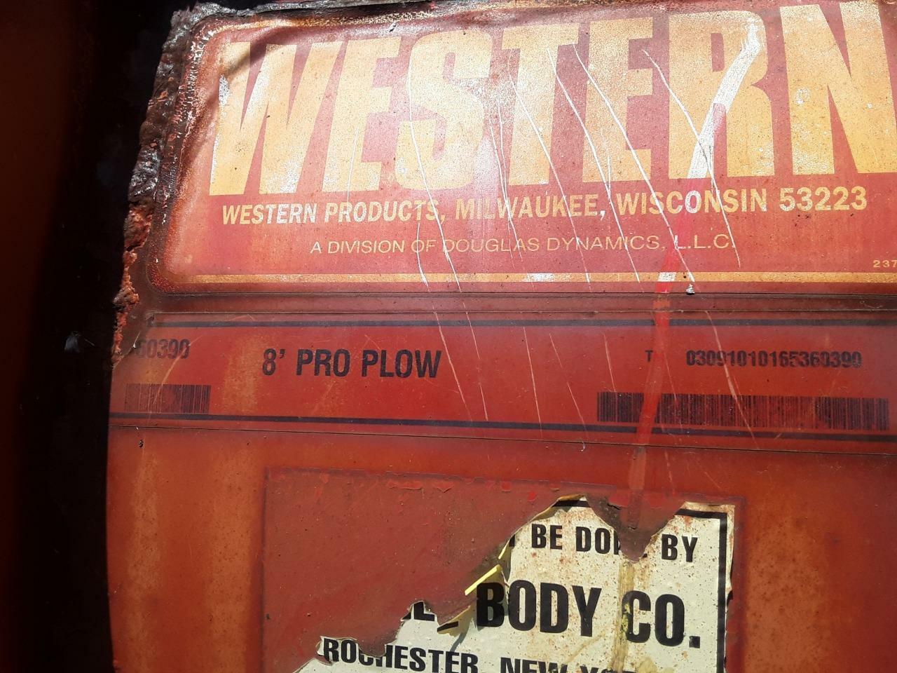 OEM Western Unimount Ultramount 8' Pro-Plow Moldboard/Frame Blade 60390 ...