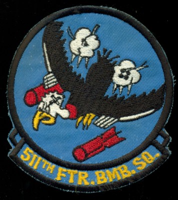 USAF 511th Fighter Bomber Squadron Patch S-18 | eBay