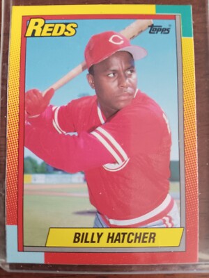 BILLY HATCHER CINCINNATI REDS 1990 TOPPS TRADED BASEBALL CARD #38T | eBay