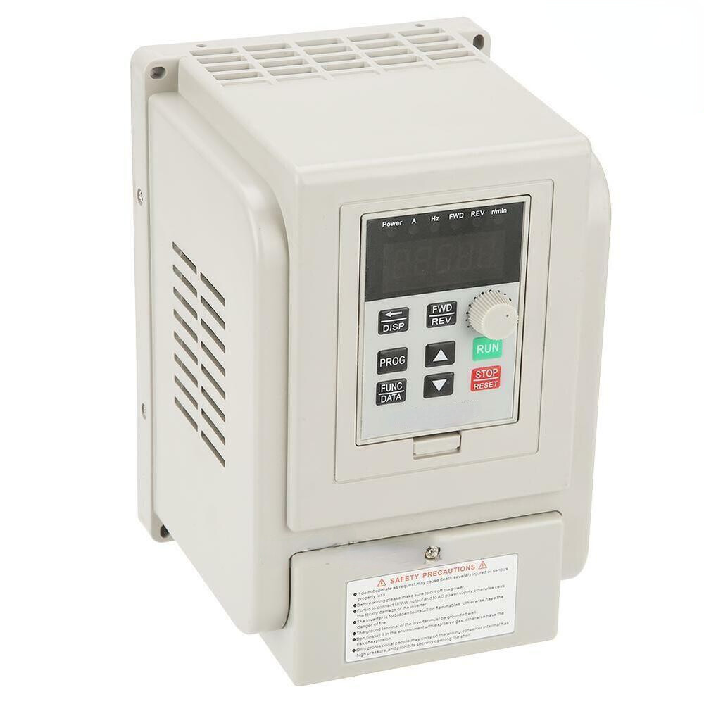 220V 4KW Single To 3 Phase Variable Frequency Drive VFD Converter ...