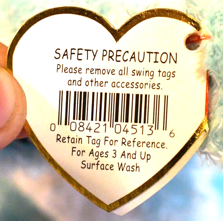 MWMT Ty Beanie Babies Spring the Rabbit Easter Bunny Stuffed Animal VTG ...