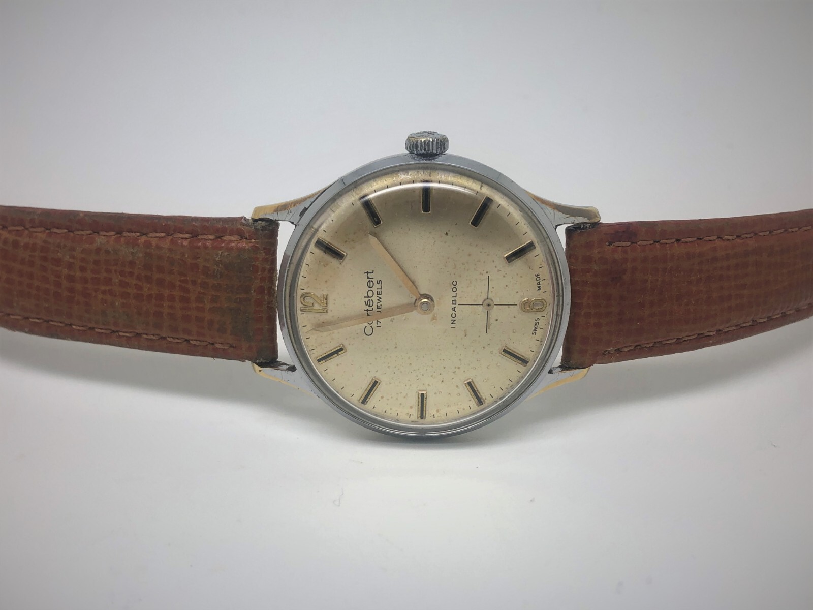 Cortebert vintage mens wrist watch. Serviced | eBay