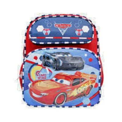 Disney Pixar The Cars McQueen Racing 95 16" Backpack Book Bag with 2 ...