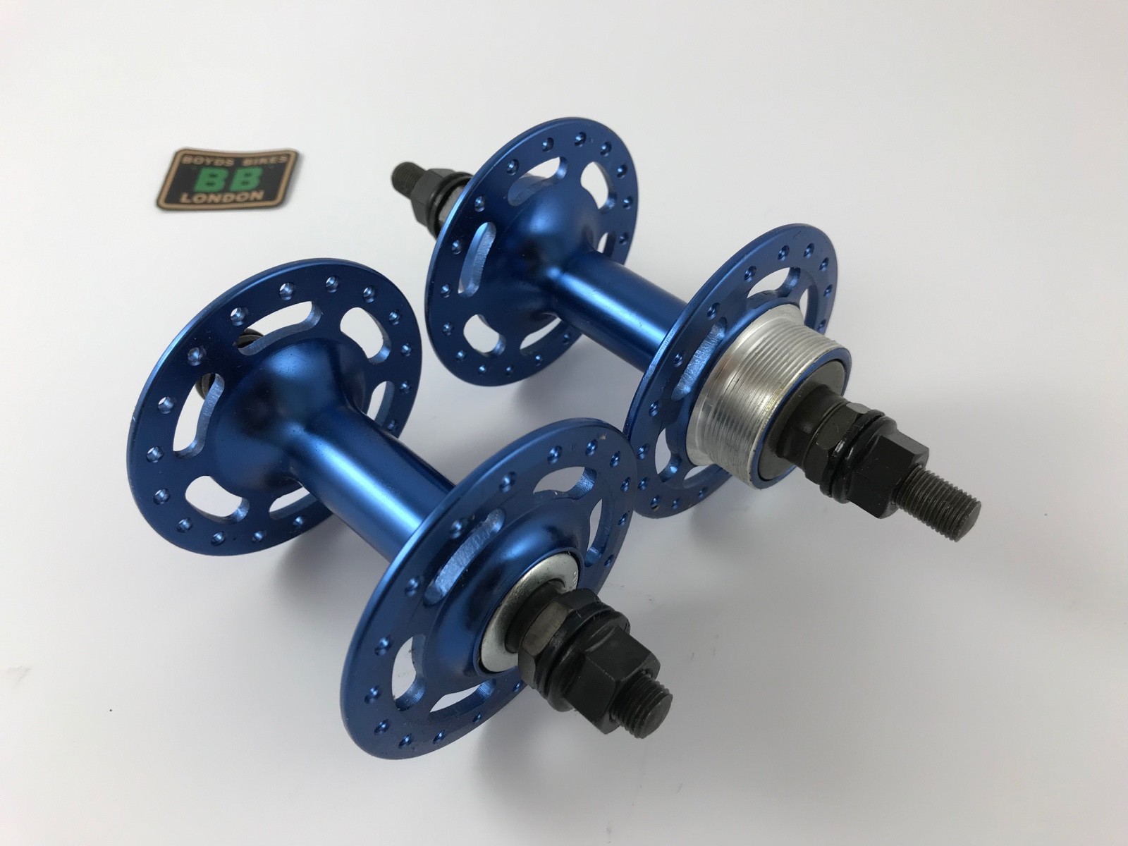 Old School BMX Wheel Hub Hubset Quando High Flange Red Blue Black ...