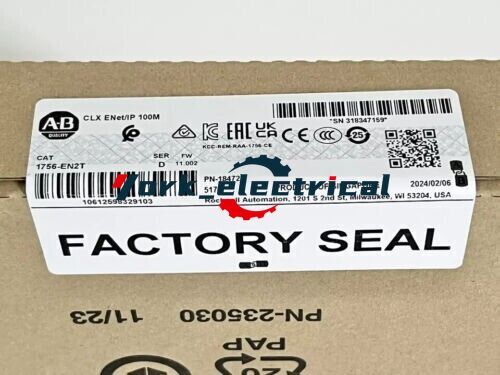 New Factory Sealed AB 1756-EN2T Ser D ControlLogix EtherNet/IP Module ...