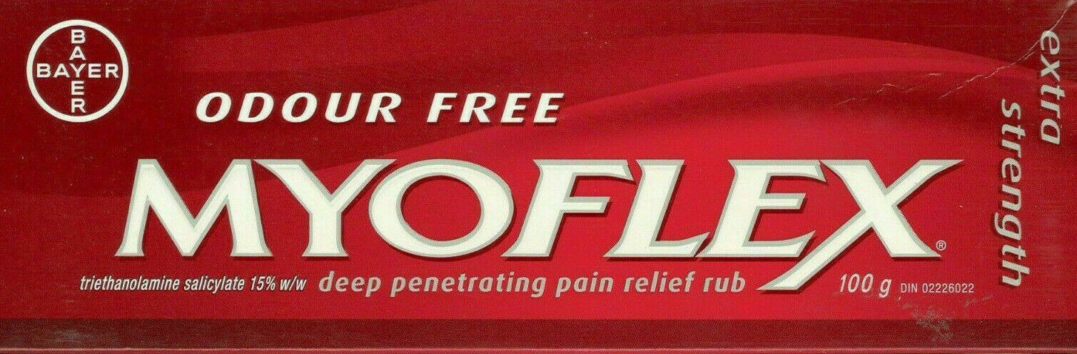 Myoflex Extra Strength Deep Penetrating Pain Relief Rub Cream 100g ...